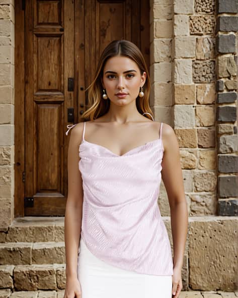 Buy Pink Tops for Women by Shein Online | sheinindia.in
