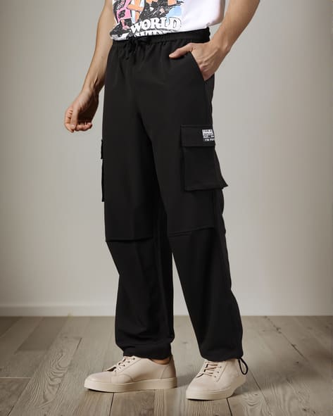Buy Black Track Pants for Men by Shein Online | sheinindia.in
