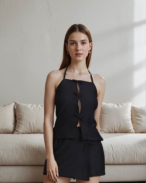 Buy Black Co-ord Sets for Women by Shein Online | sheinindia.in