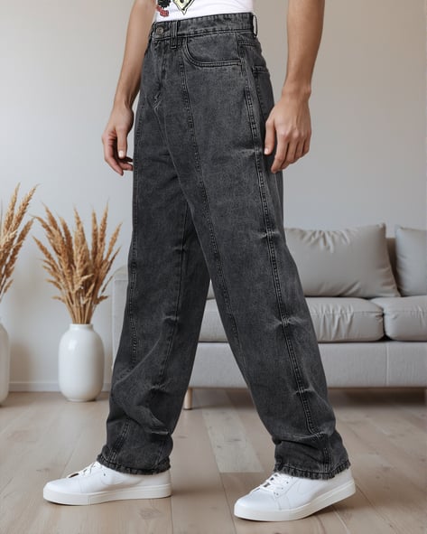 Buy Charcoal Jeans for Men by Shein Online | sheinindia.in
