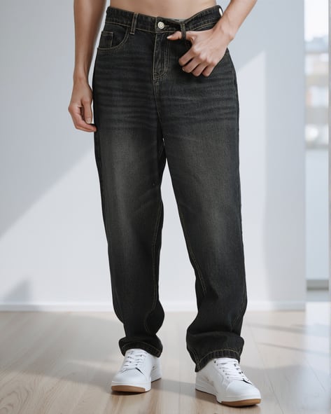 Buy Deep Blue Jeans for Men by Shein Online | sheinindia.in