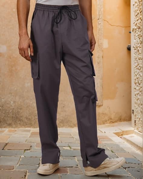 Buy Dark Grey Trousers & Pants for Men by Shein Online | sheinindia.in