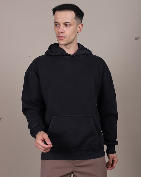 Buy Black Mix Sweatshirt & Hoodies for Men by Shein Online | sheinindia.in