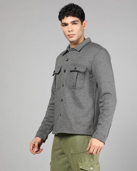 Buy Grey Jackets & Coats for Men by Shein Online | sheinindia.in
