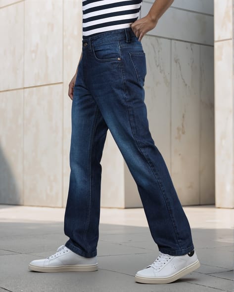 Buy Blue Mix Jeans for Men by Shein Online | sheinindia.in