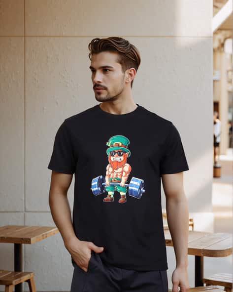 Buy Black Mix Tshirts for Men by Shein Online | Ajio.com