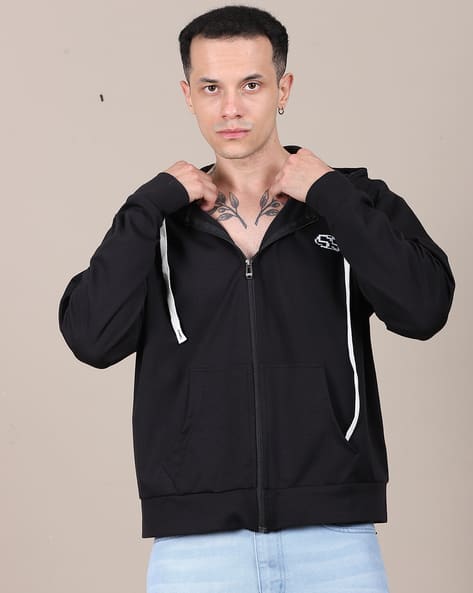 Buy Black Mix Sweatshirt & Hoodies for Men by Shein Online | sheinindia.in