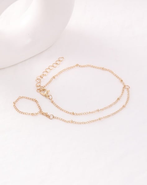 Buy Golden Bracelets & Bangles for Women by Shein Online | sheinindia.in