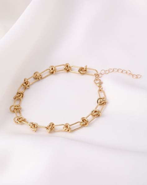 Buy Golden Bracelets & Bangles for Women by Shein Online | sheinindia.in