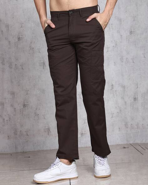 Buy Coffee Trousers & Pants for Men by Shein Online | sheinindia.in