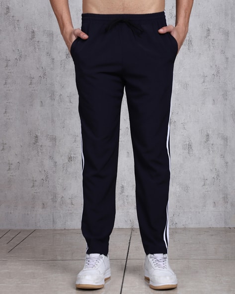 Buy Navy Track Pants for Men by Shein Online | sheinindia.in