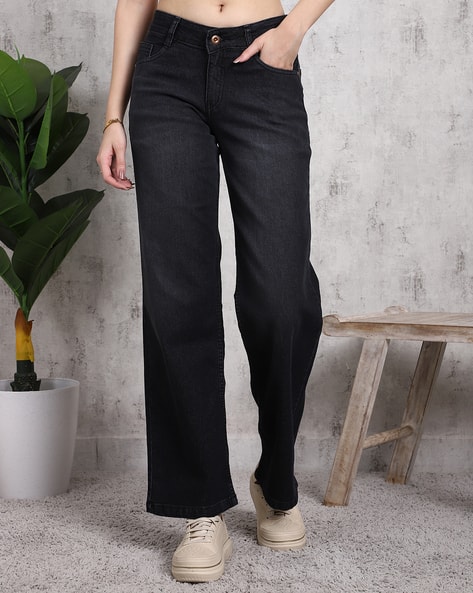 Buy Black Mix Jeans & Jeggings for Women by Shein Online | sheinindia.in