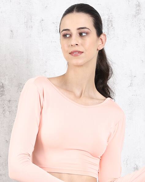 Buy Peach Tops for Women by Shein Online | sheinindia.in