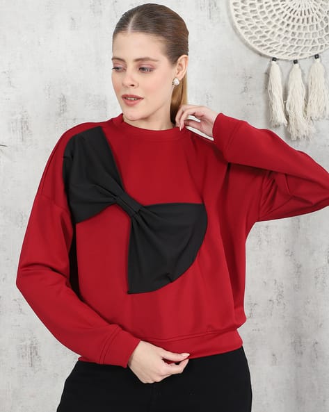 Buy Maroon Sweatshirt & Hoodies for Women by Shein Online | sheinindia.in