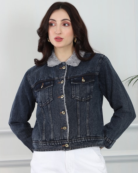 Buy Dark Grey Jackets & Coats for Women by Shein Online | sheinindia.in