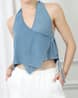 Buy Light Blue Tops for Women by Shein Online | Ajio.com