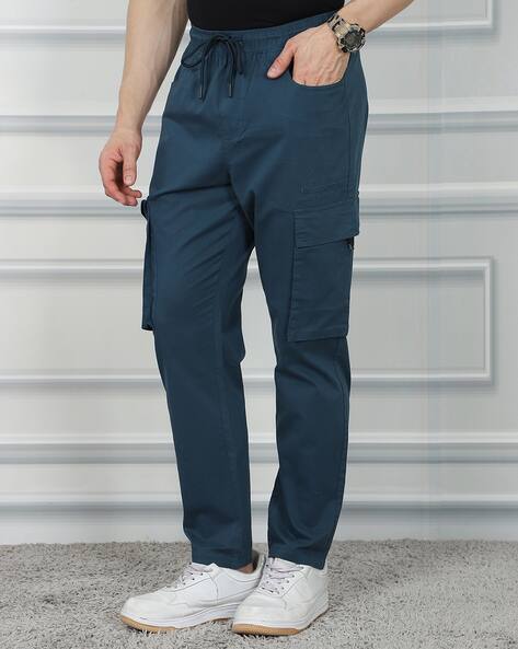 Buy Blue Trousers & Pants for Men by Shein Online | sheinindia.in