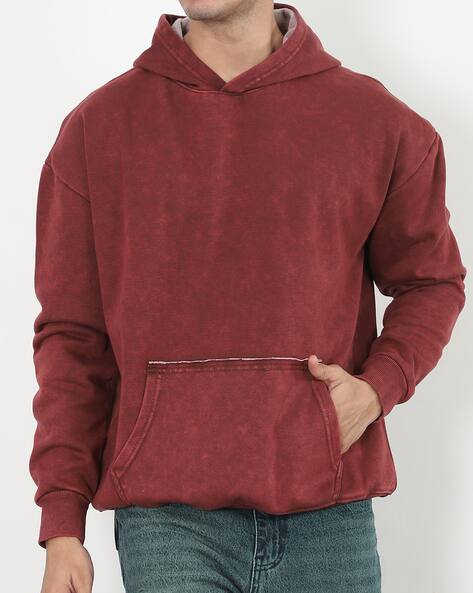 Buy Maroon Sweatshirt & Hoodies for Men by Shein Online | sheinindia.in