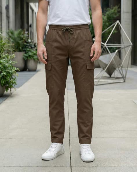 Buy Brown Trousers & Pants for Men by Shein Online | sheinindia.in