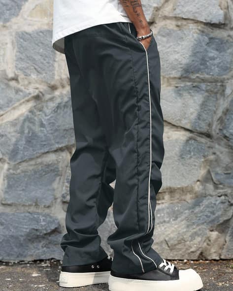 Buy Dark Grey Track Pants for Men by Shein Online | sheinindia.in
