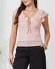 Buy Dusty Pink Tops for Women by Shein Online | sheinindia.in